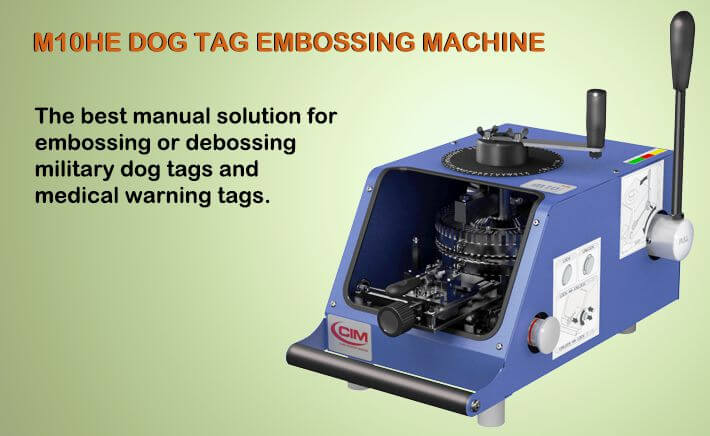 Your #1 source of dog tag machines and supplies.