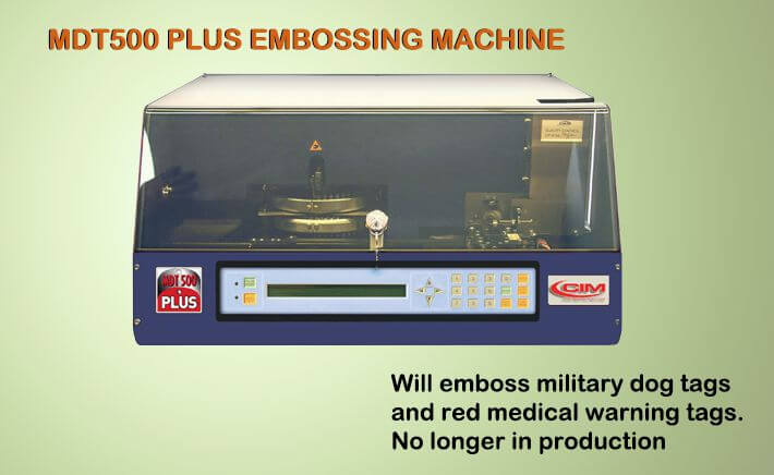 Your #1 source of dog tag machines and supplies.