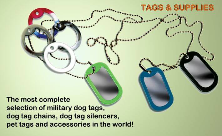 Your #1 source of dog tag machines and supplies.