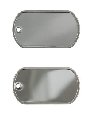 Mini Dog Tag, Dull or Shiny Finish - Dog Tags | Dog Tag Machines